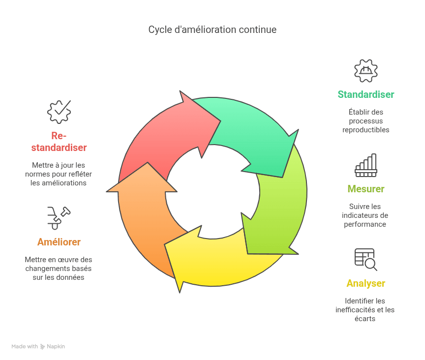 Standardisation des processus : avantages, culture et technologie